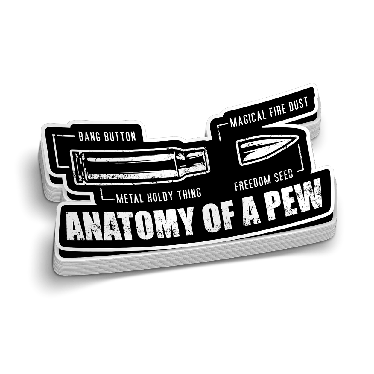 Anatomy Of A Pew Decal – Armed American Supply