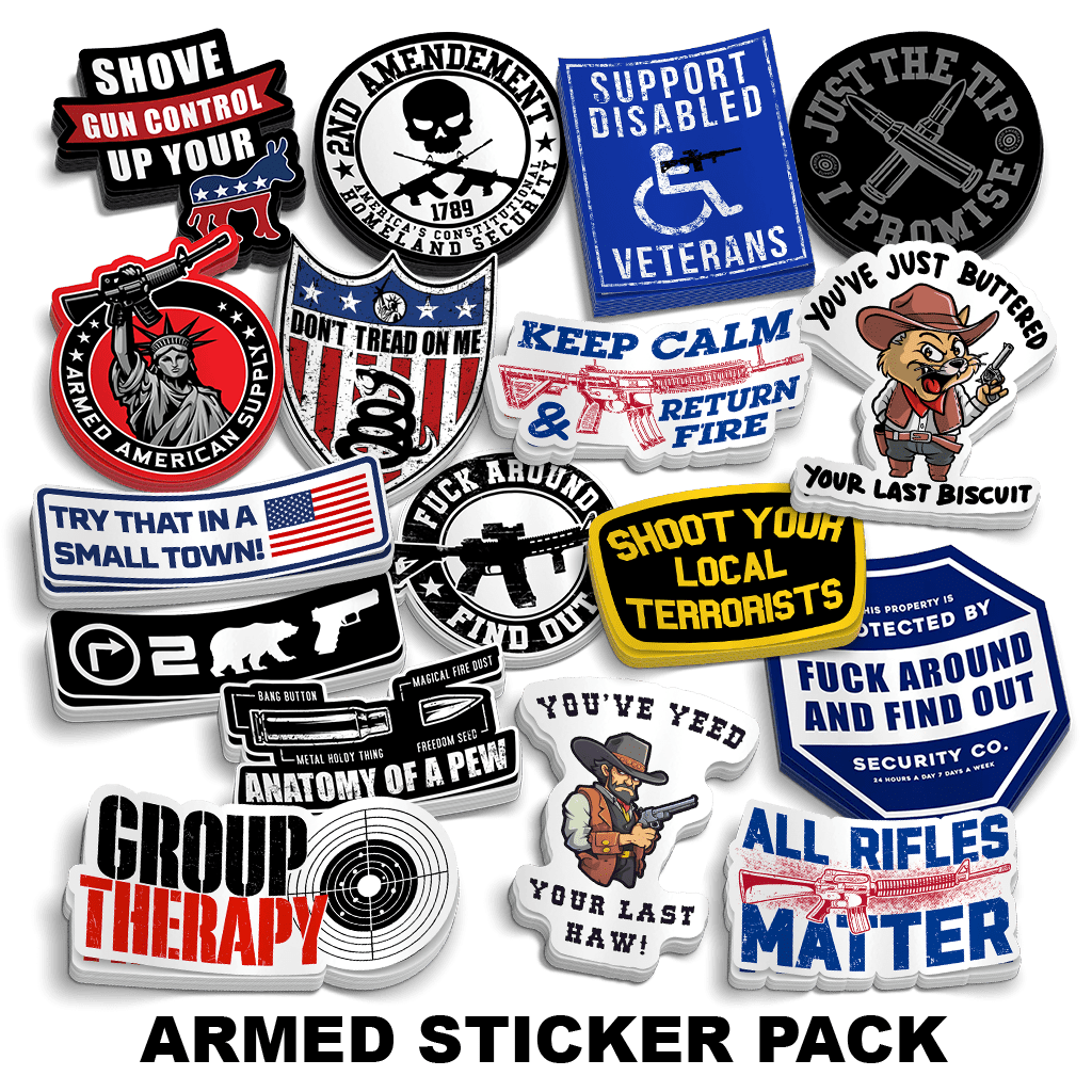 Armed Sticker Pack – Armed American Supply