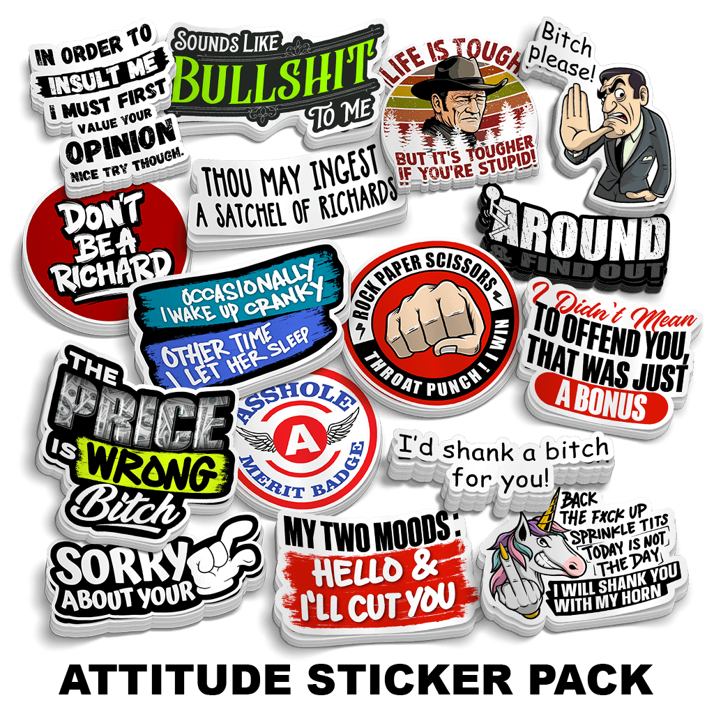 Attitude Sticker Pack – Armed American Supply